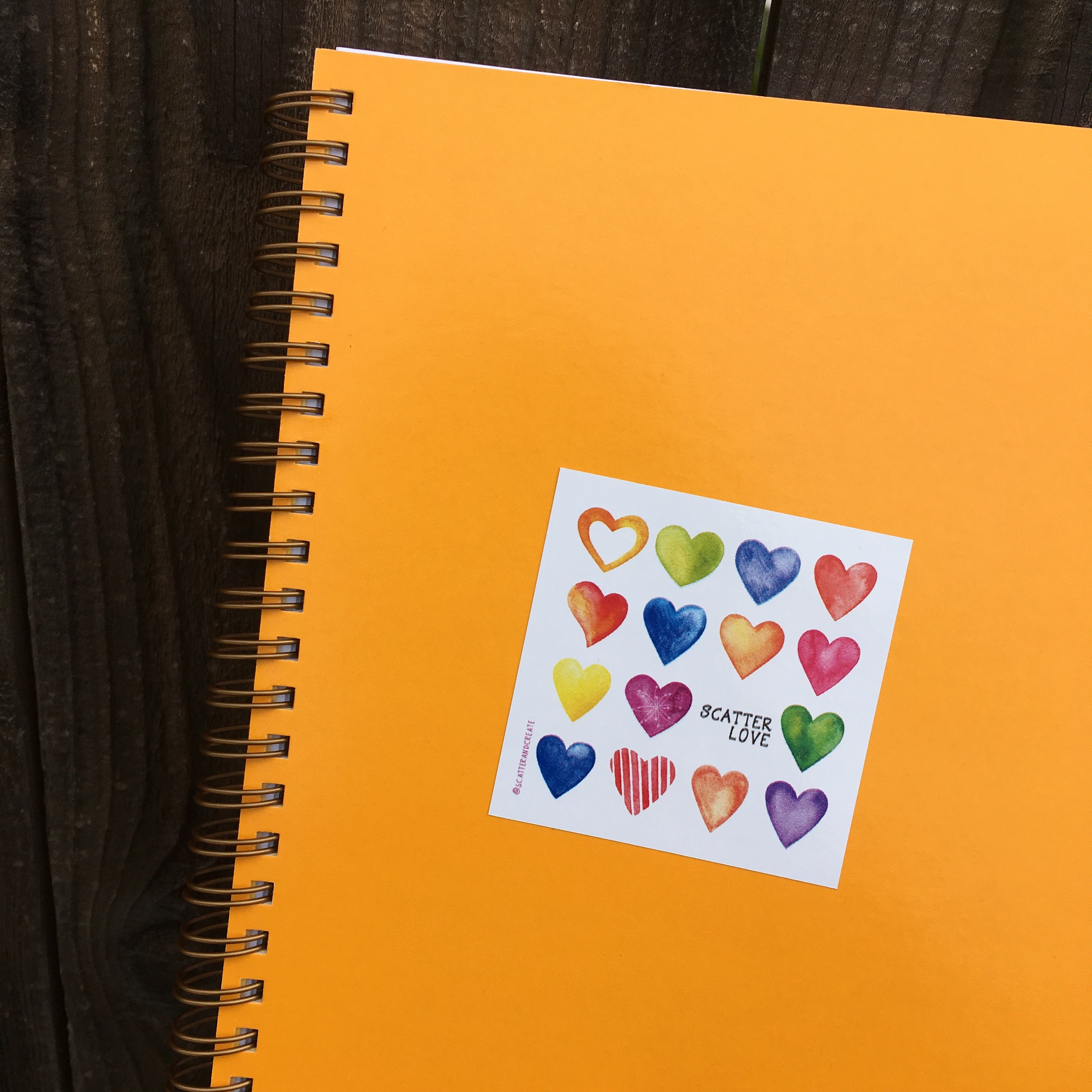 "Scatter Love" - Vinyl Sticker – Scatter LLC